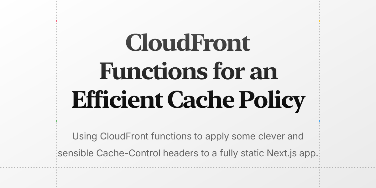 CloudFront Functions for an Efficient Cache Policy | Kevin Wang’s Blog